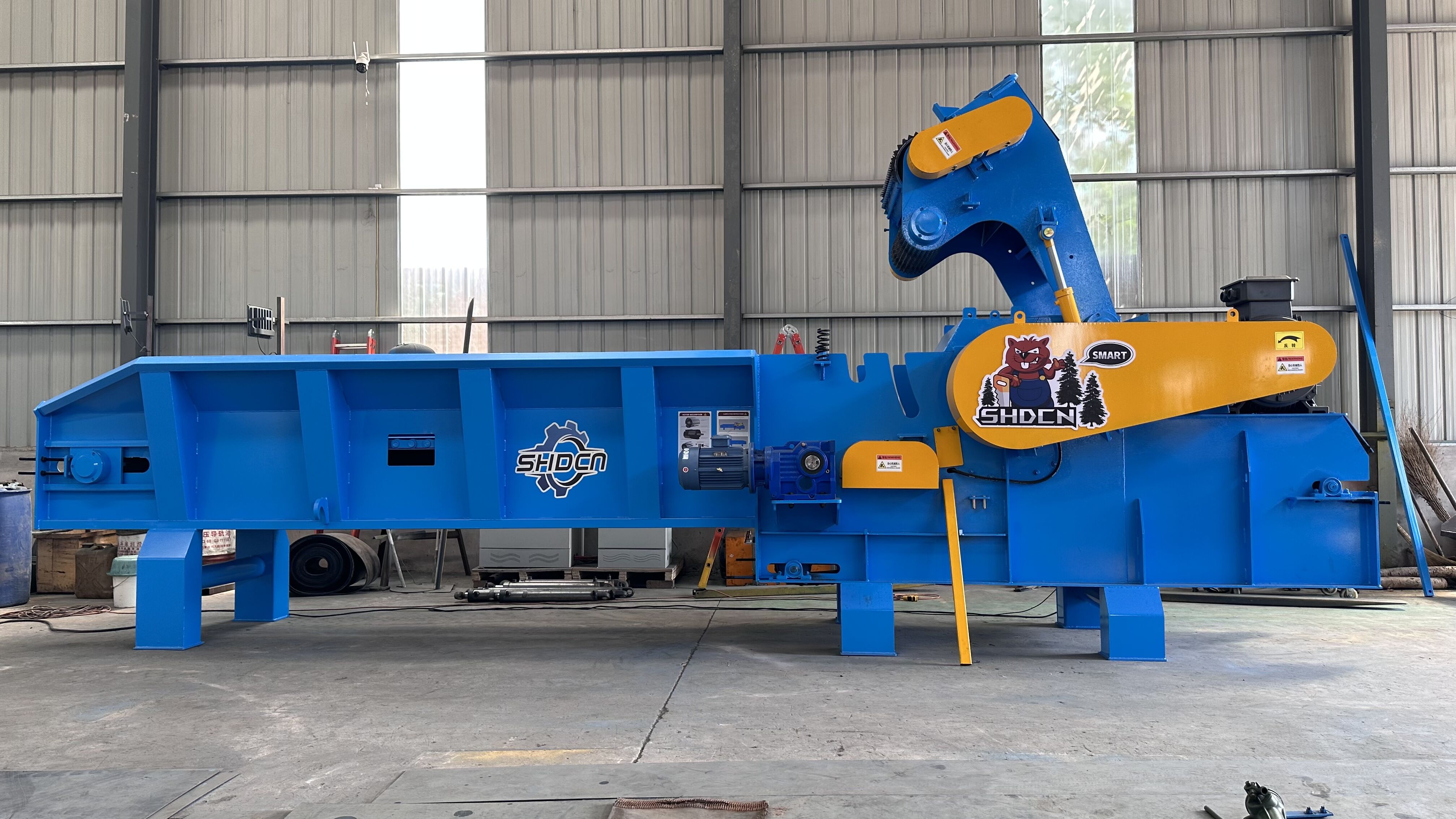 High-Performance Wood Chipper Machine for Biomass Processing